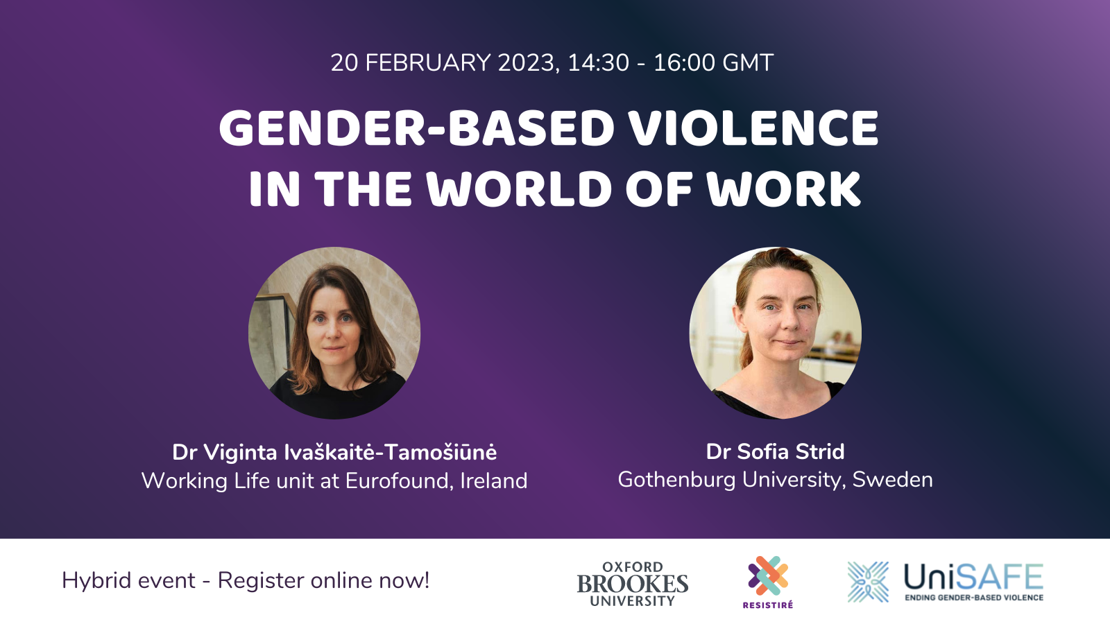 Event: Gender-based violence in the world of work - Resistiré